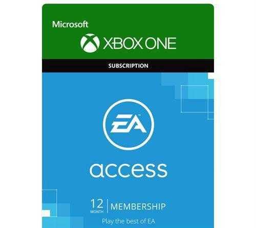 Xbox one ea access 12 месяцев