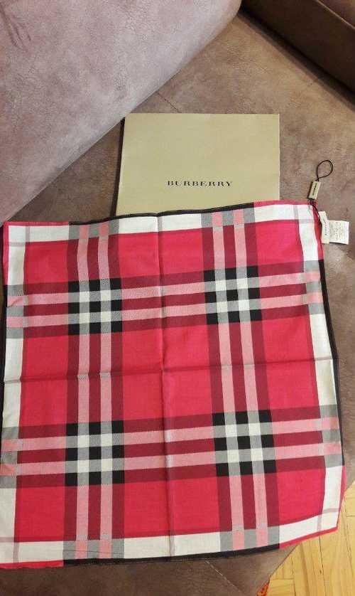 Платок Burberry 4747 хлопок оригинал