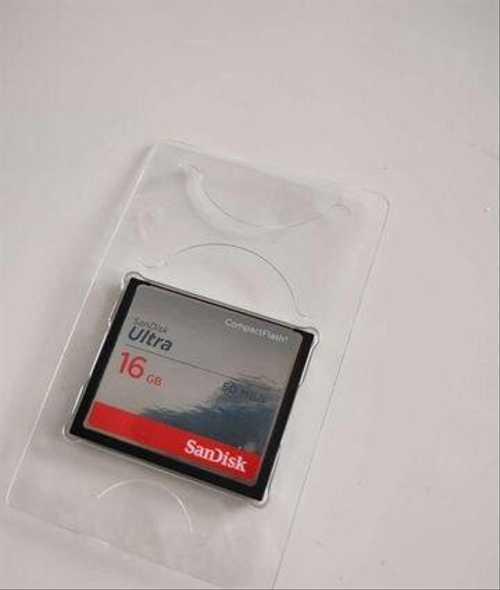 Compact Flash 16 GB Sandisk 50mb/s