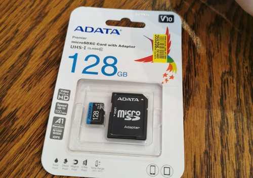 Карта памяти Micro Sd Adata 128 gb class 10