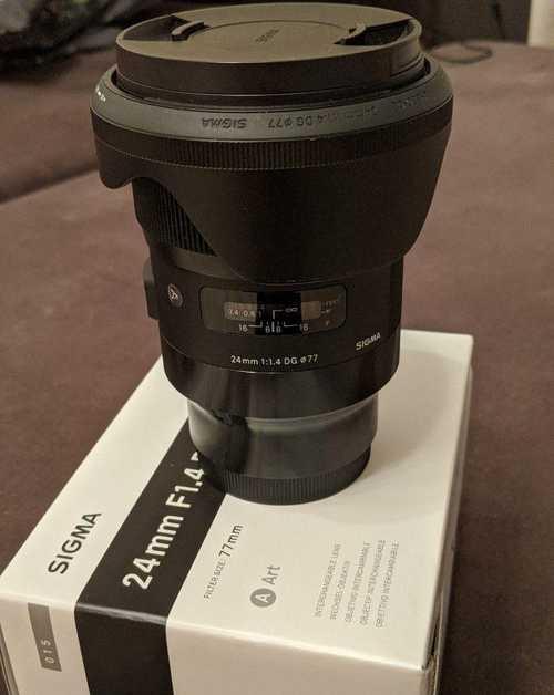 Объектив Sigma 24mm f1/4 на Sony E