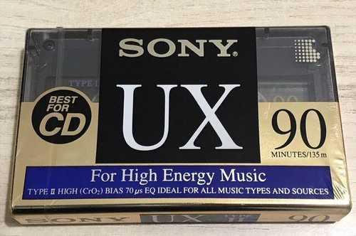 Аудиокассета Sony UX90 тип 2 (хром)