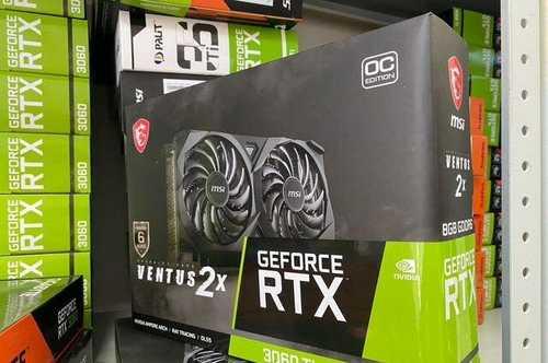 Видеокарта MSI GeForce RTX 3060 Ti Ventus 2X OC