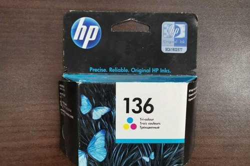 Картридж HP C9361HE (136) трехцветный, оригинальны