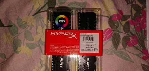 Kingstone HyperX Fury RGB DDR4 3200MHz 16gb