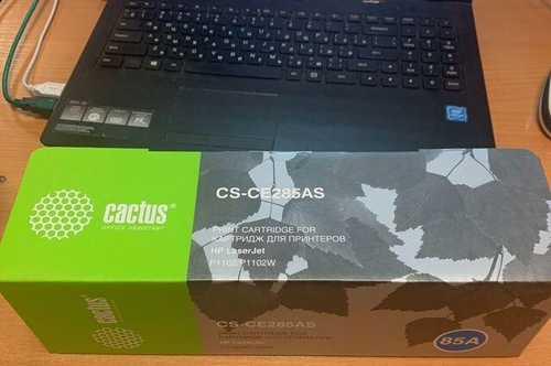Картридж cactus cs-ce285as, совместимый