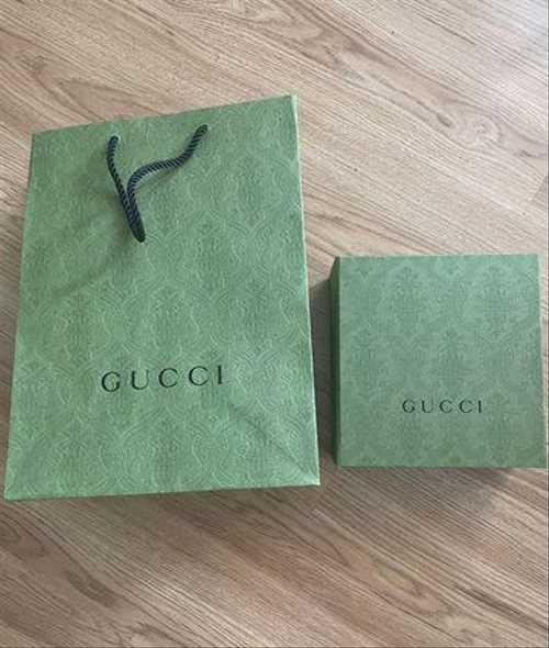 Пакет gucci с коробкой