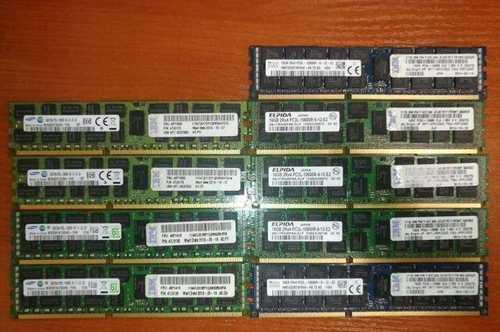 Озу Samsung M393B2G70DB0-YH9 DDR3, 16GB, rdimm, 1
