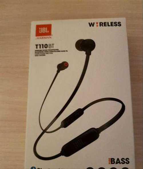 Беспроводные наушники jbl t110 bt