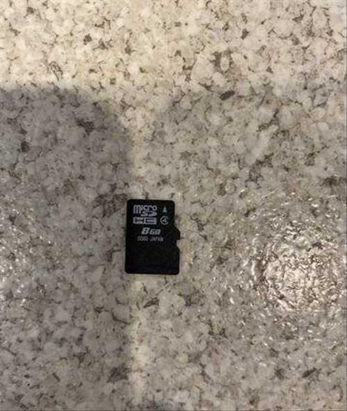Карта памяти MicroSD HC 8