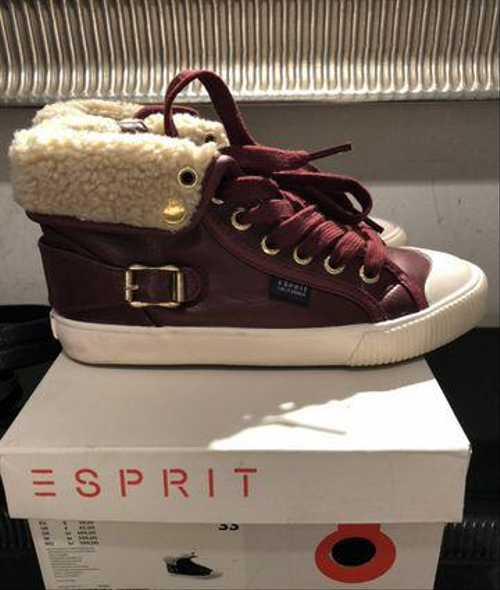 Кеды утеплённые Esprit размер 33 новые