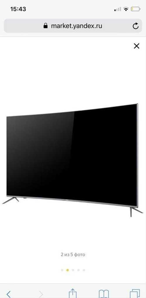 Огромный Телевизор 65 дюймов Haier LE65Q6500U