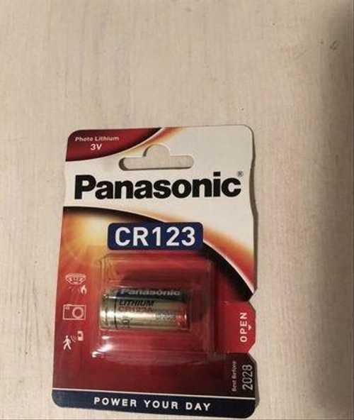 Батарейка Panasonic CR 123