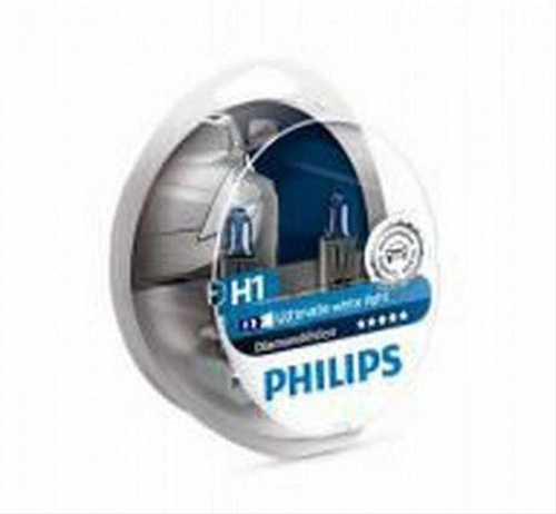 Галогенные лампы Philips H1 12v 55w Diamond