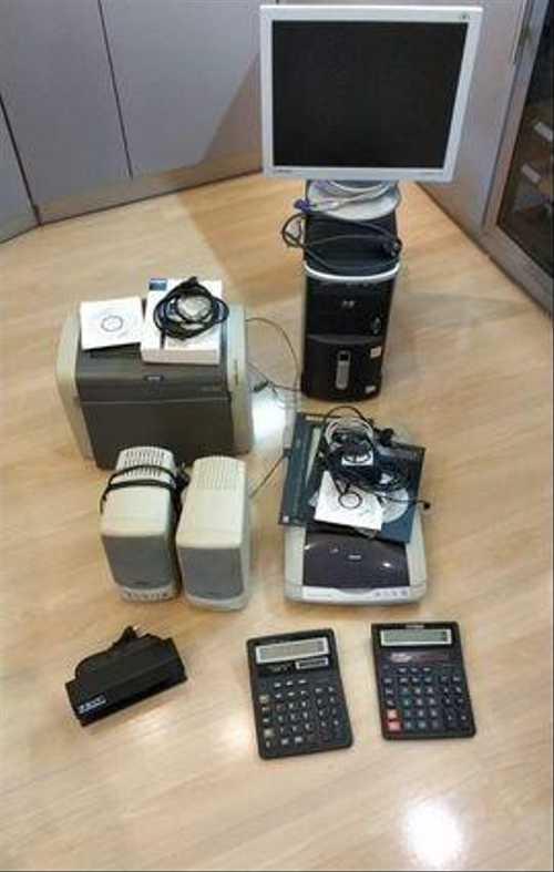 Принтер, сканер Epson сист. блок, монитор, колонки