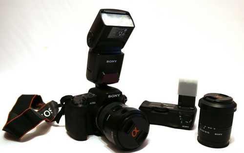 Шикарный фотокомплект Sony A-350