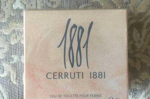 Туалетная вода cerruti 1881 for woman, 30 мл