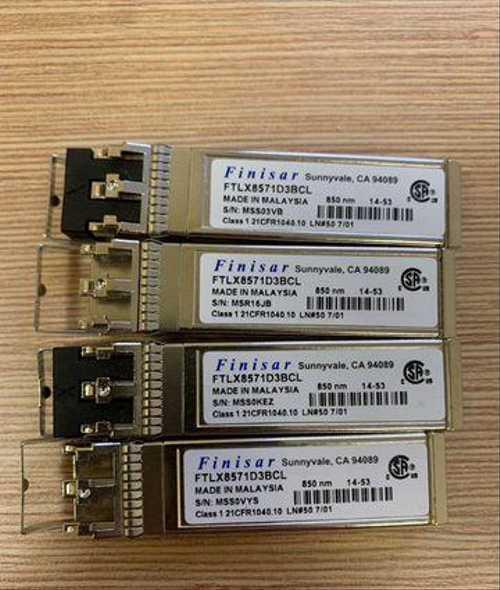 Трансивер Finisar 10G SFP+