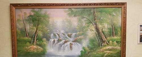 Картина Водопад, пейзаж