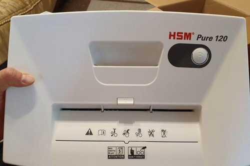 Уничтожитель бумаг HSM pure120 4x25 новый в коробк