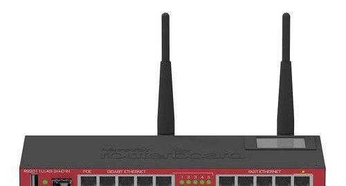 Гигабитный роутер Wi-Fi Mikrotik RB2011UiAS-2hndin