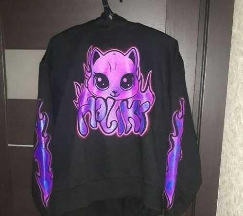 Толстовка Haliky Flame Kitty Hoodie