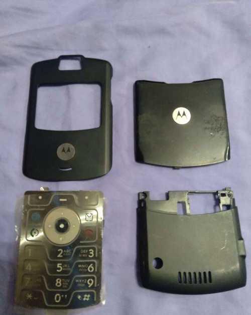 Съёмные панельки на телефон Motorola V3