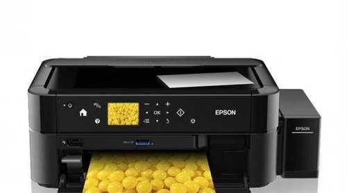 Мфу Epson L850 с оригинальной снпч и чернилами