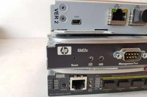 Модули HP и Cisco для серверов и хранилищ