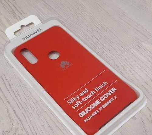 Силиконовый чехол на Huawei P Smart Z красный