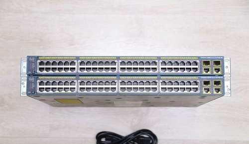 POE коммутатор 48 портов с питанием роутер Cisco