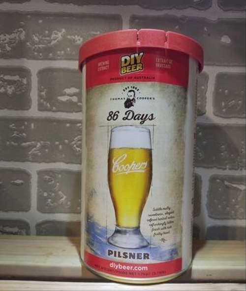 Пивной набор Thomas Coopers 86 Days Pilsner, 1.7кг