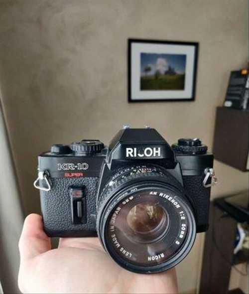 Плёночный зеркальный фотоаппарат Ricoh KR-10 Super