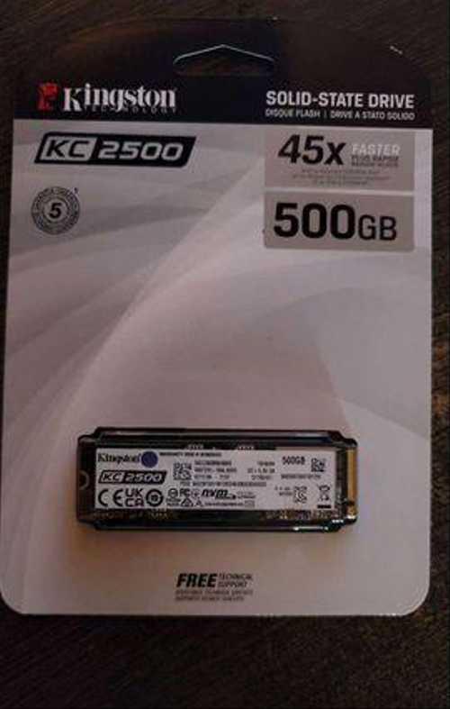 SSD m2 kingston kc2500 500gb