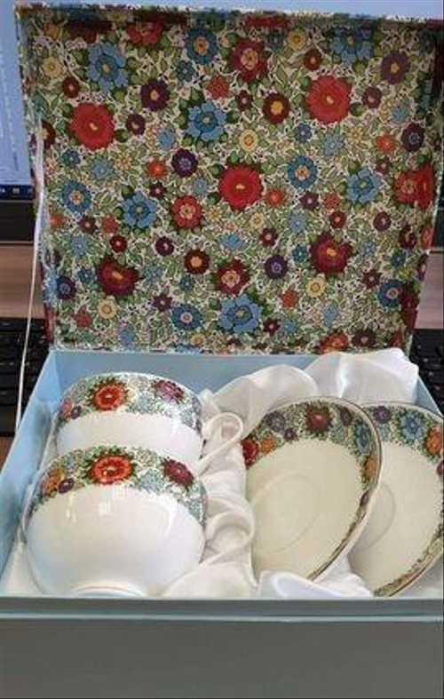 Подарочный набор столовой посуды butterfly форфор