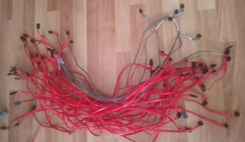 SATA кабели (короткие, длинные)