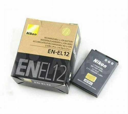 Аккумулятор Nikon EN-EL12 новый (гарантия)