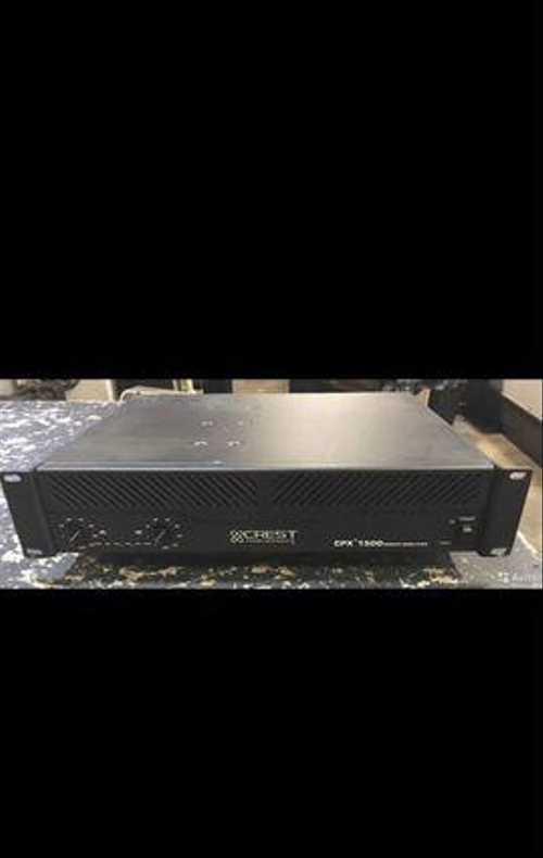 Усилитель crest audio CPX1500