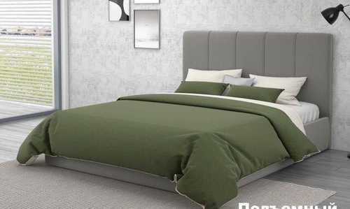 Мягкая кровать Джессика 160 Amigo grey (подъемник)