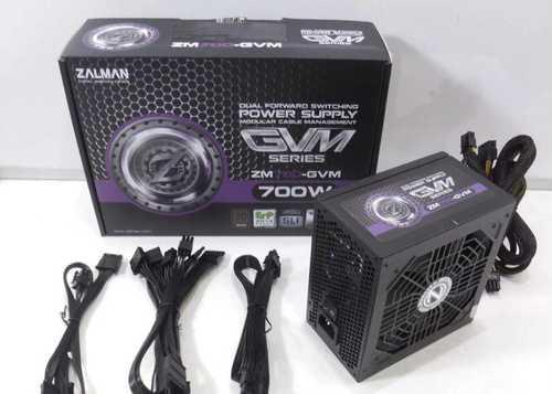 Zalman ZM700-GVM, 700W 12cm Fan, 80+ Bronze