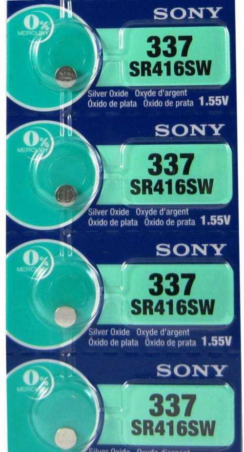 Батарейка sony 337 sr416sw