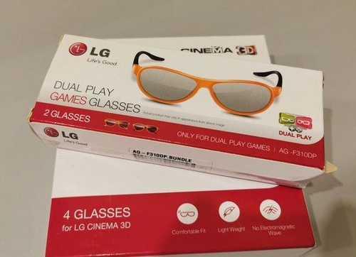 Очки LG Cinema 3D + Dual Play