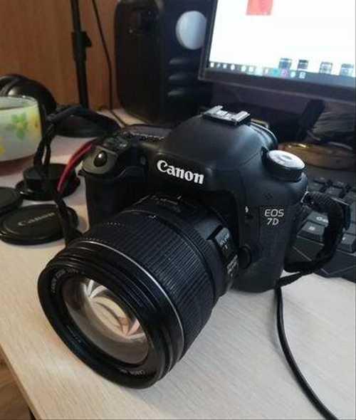 Canon 7D body + canon 15-85mm