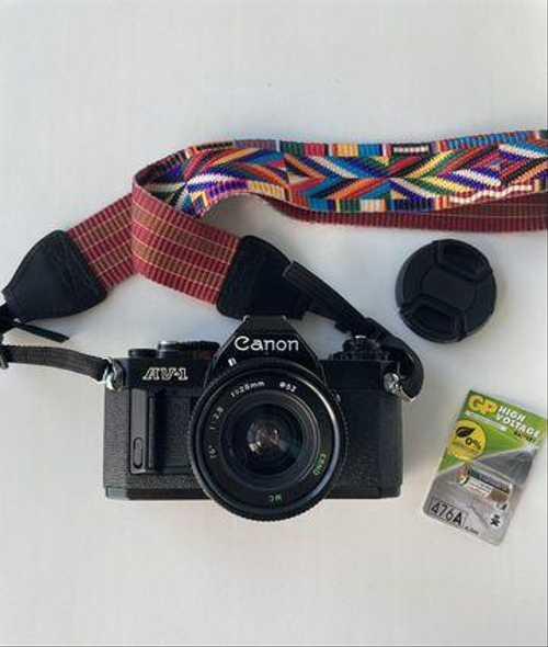 Canon AV-1 с объективом 28mm/2.8