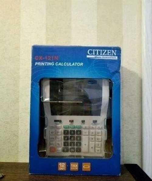 Печатающий калькулятор citizen CX-121 N