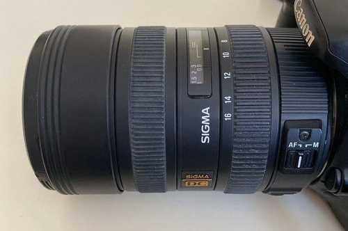 Объектив Sigma AF 8-16mm F4.5-5.6 DC HSM для Canon
