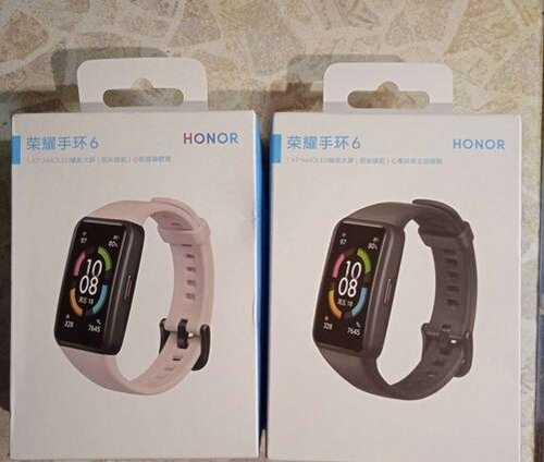 Honor band 6 новые
