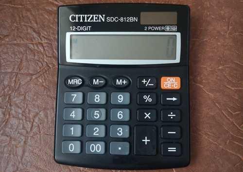 Калькулятор citizen sdc-812bn