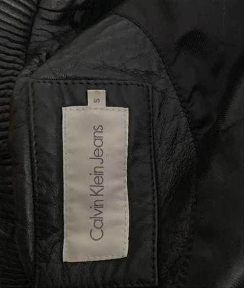 Куртка кожаная Calvin Klein