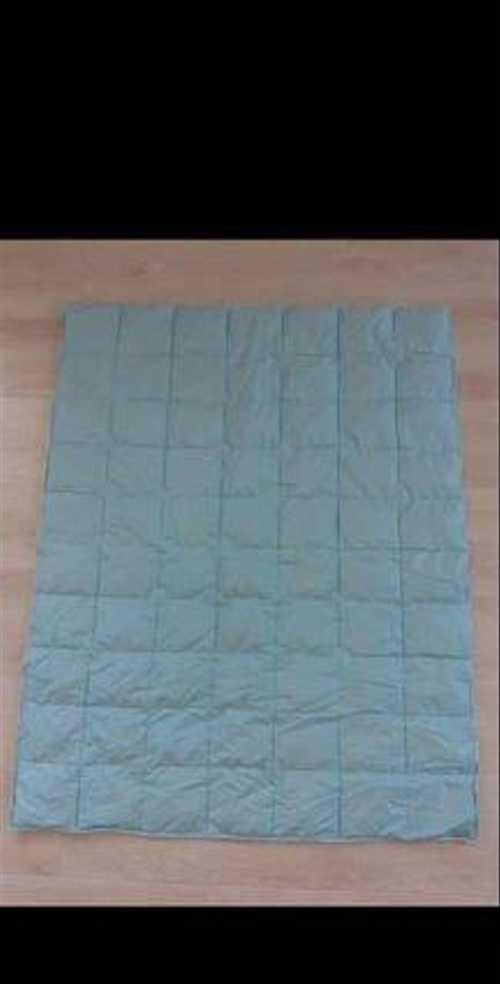Одеяло пуховое детское 140110 см. В идеальном сост